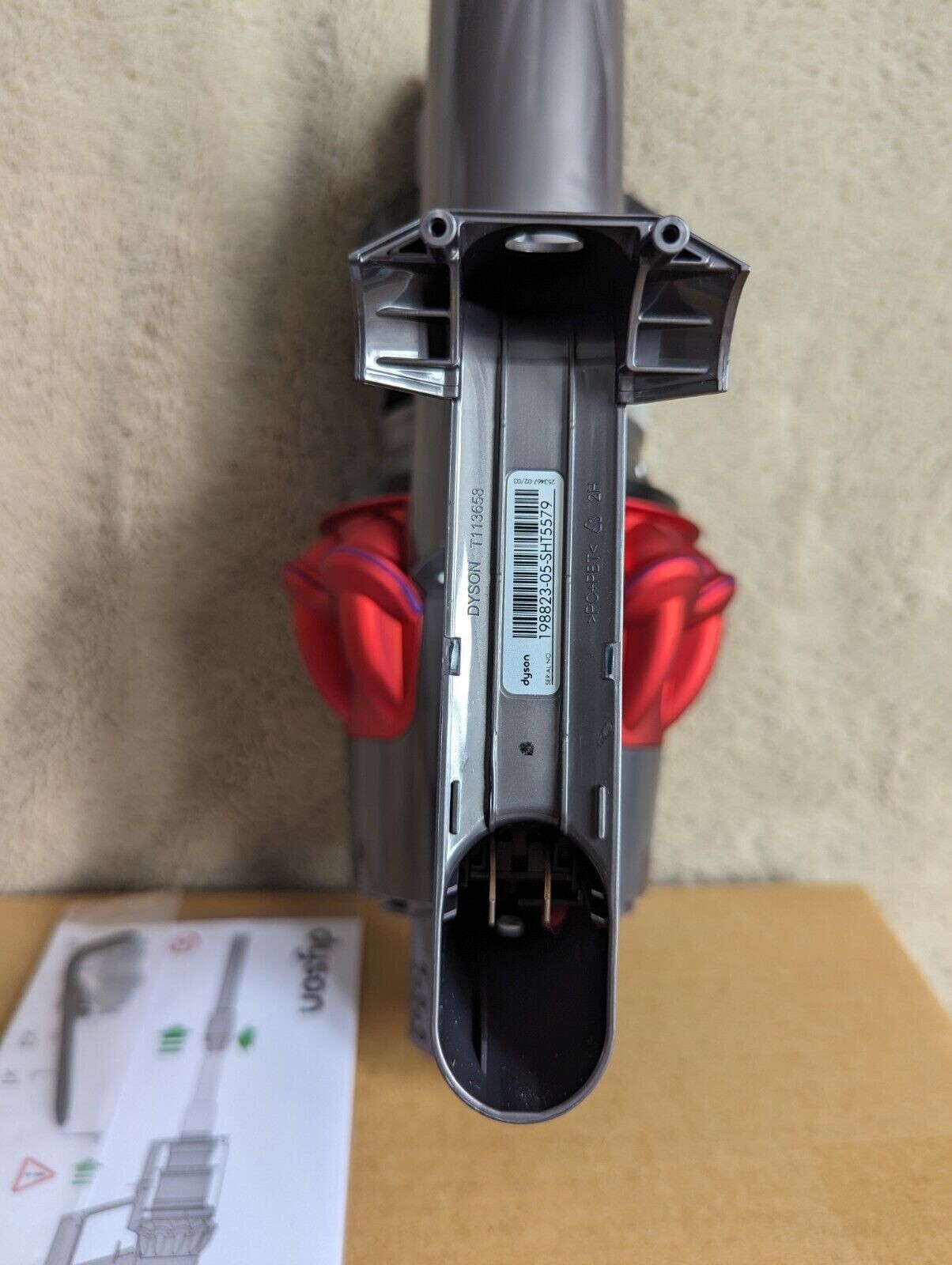 OEM Dyson V10 SV12 Small Main Body Motor & Cyclone Red 969596-03 New | eBay