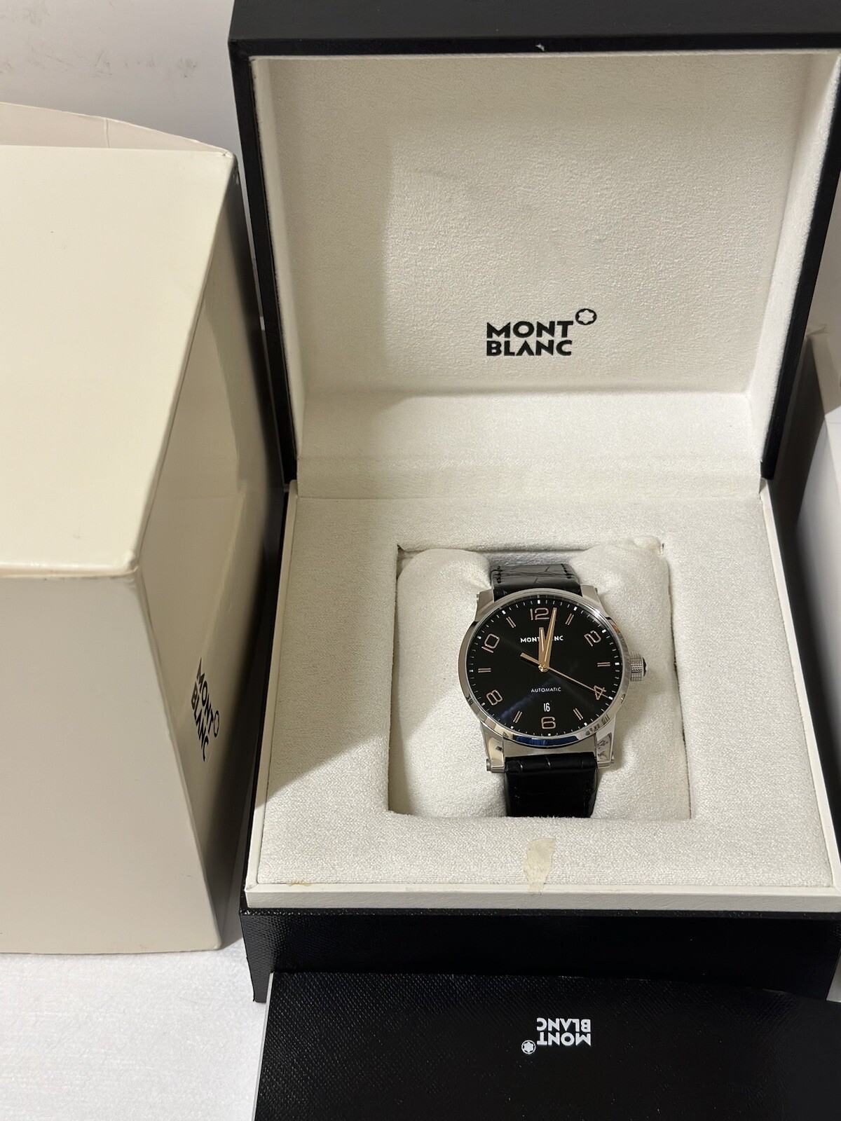 Montblanc Time Walker Automatic 7285 Black Dial, 43mm Excellent ...