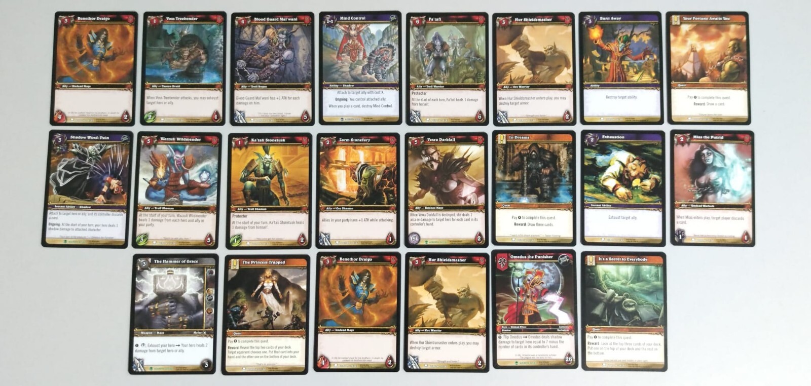 World of Warcraft TCG Bundle 54 cards, 6 Jumbo Cards | eBay