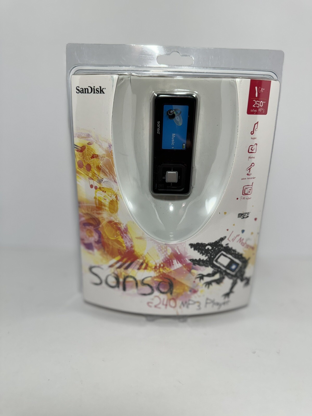 SanDisk Sansa C240 Music MP3 Player - Brand New Factory Sealed ...