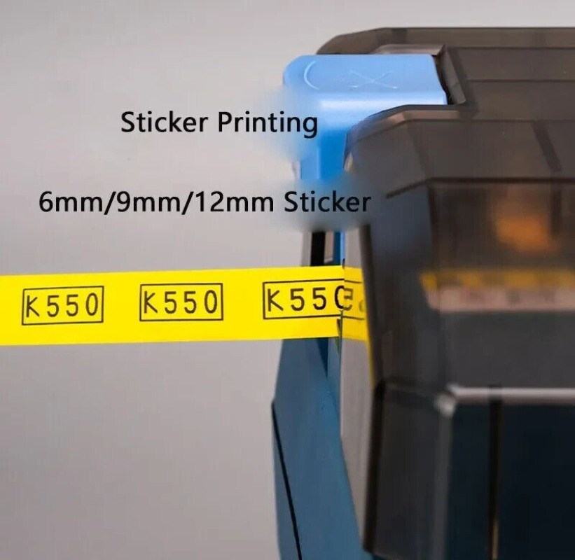 K550 Wire Label Number Tube Printer Heat Shrink Tube Label Marking ...