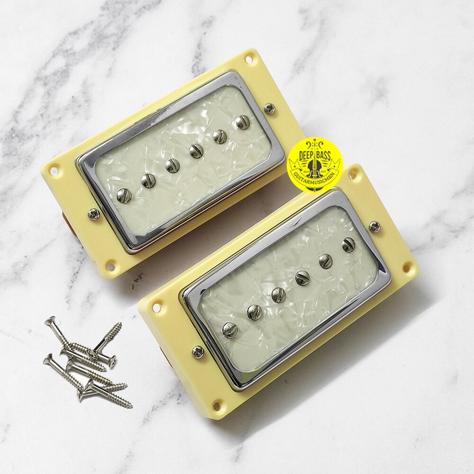 P90 Electric Guitar Pickups Humbucker Size Single Coil Magnet Ceramic ...