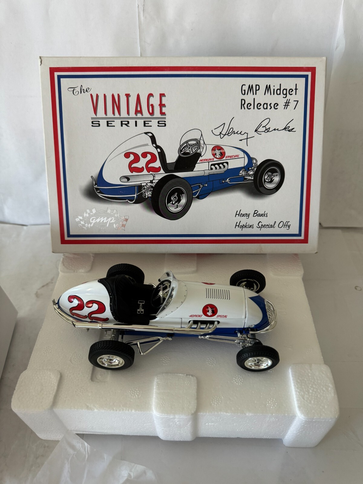 GMP The Vintage Series Henry Banks Hopkins Special Offy Midget 1:18 ...