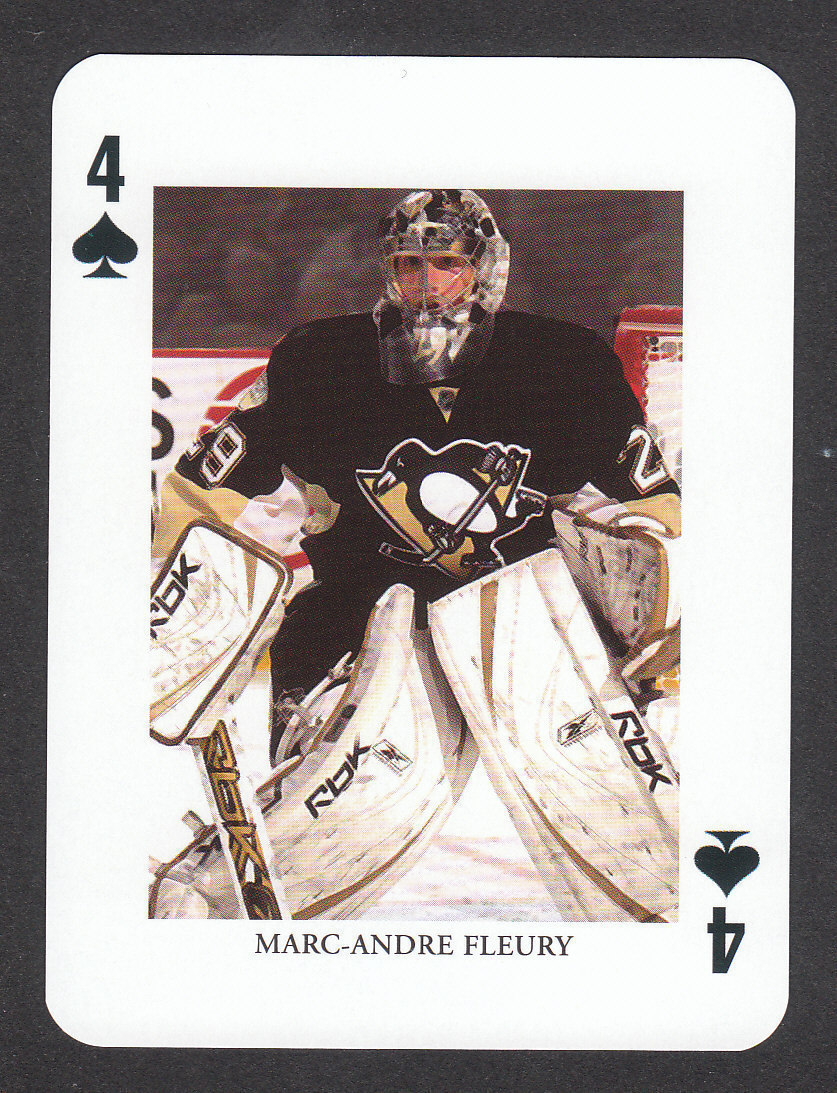Marc Andre Fleury Pittsburgh Penguins Scarce Hockey Playing Card from ...