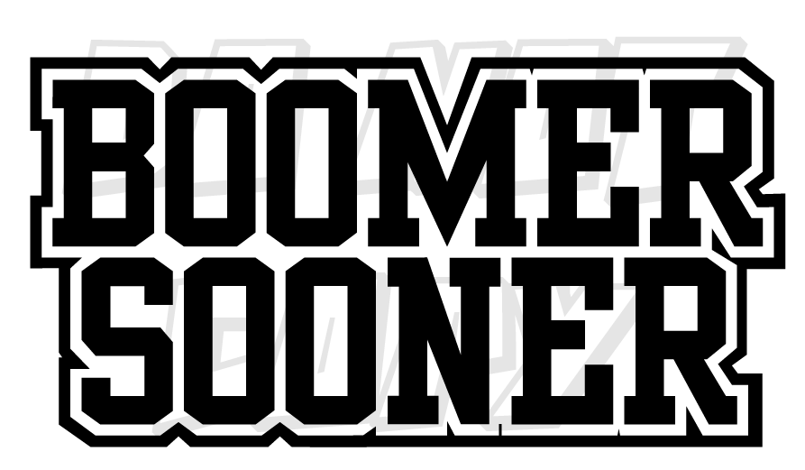 Oklahoma University Sooner Football Vinyl Decal stickers - BOOMER ...