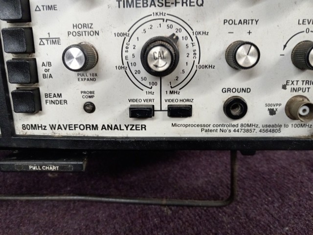 Sencore SC3080 80mhz Waveform Analyzer Oscilloscope W Probe for sale ...