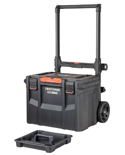 Wheeled Tool Box, Waterproof, Stackable System, Portable for Indoor ...