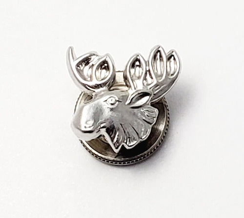 VTG Loyal Order of MOOSE Head Fraternal Lodge Chapter Silver Tone screw ...