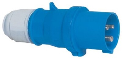 Bals INDUSTRIAL POWER PLUG 32A 230V 2P+E 6mm² IP44 Cable Mount, Male ...