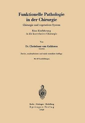 Funktionelle Pathologie in Der Chirurgie: Chirurgie Und Vegetatives ...
