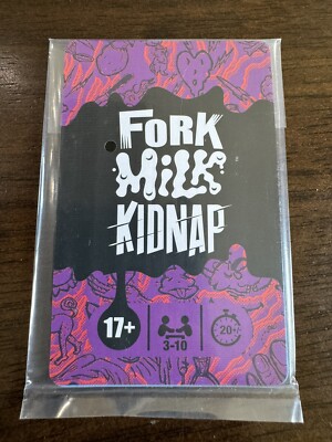Fork Milk Kidnap Promo Card Pack Gen Con 2024 Hasbro Adult Party Card ...