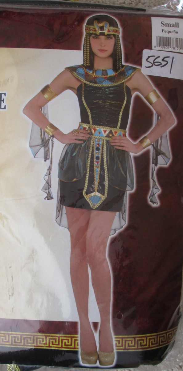 Black Egyptian Queen Costume Pin On Cleopatria