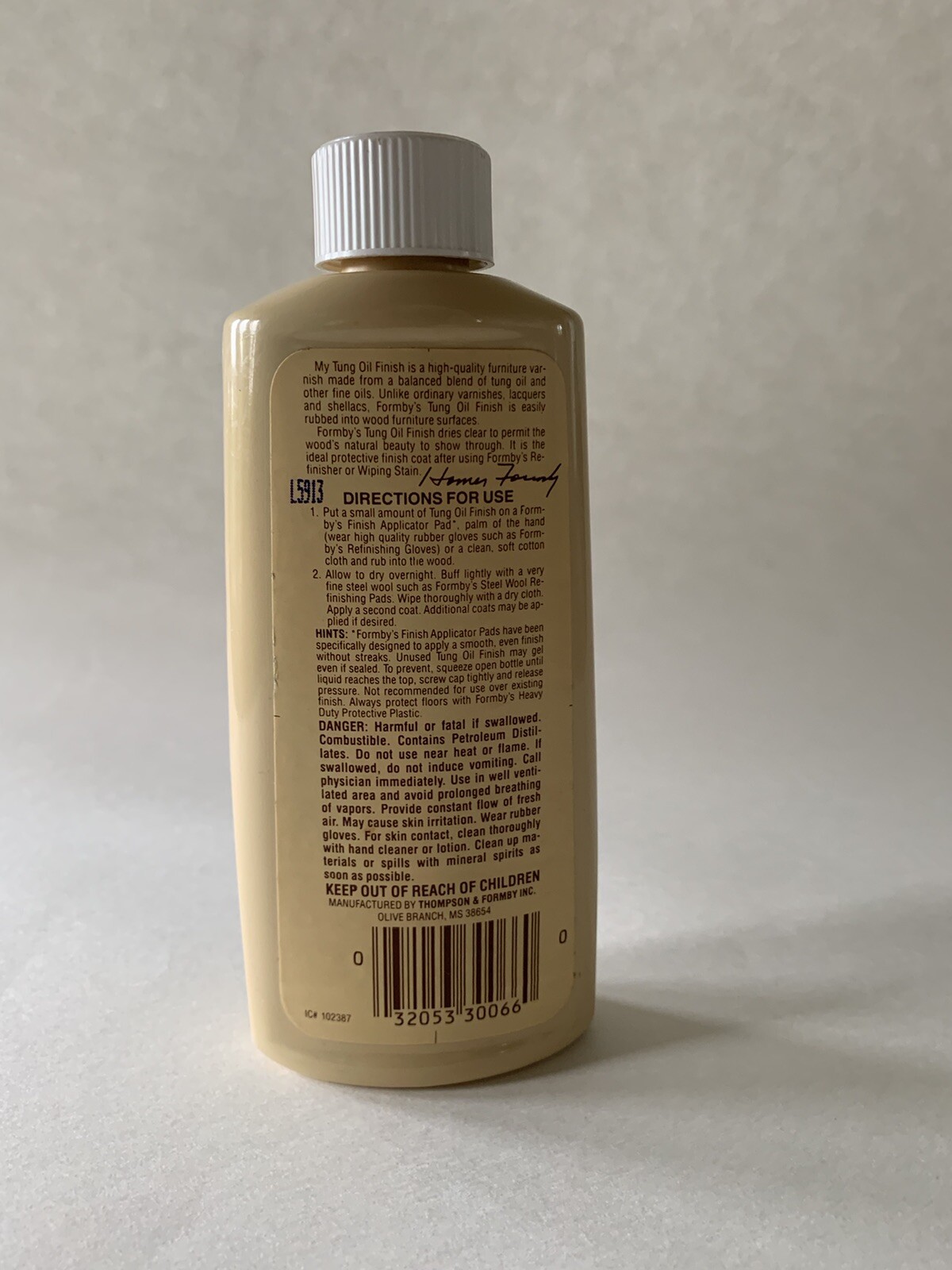 Formbys 30066 High Gloss Tung Oil Finish, 8-Ounce for sale online | eBay