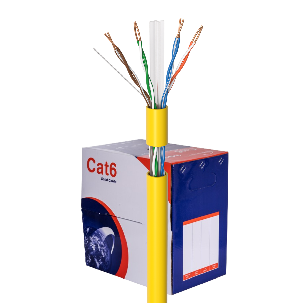 UTP Wireless Network Cards CAT5E CAT6 Cable 500FT 1000FT UTP Solid ...