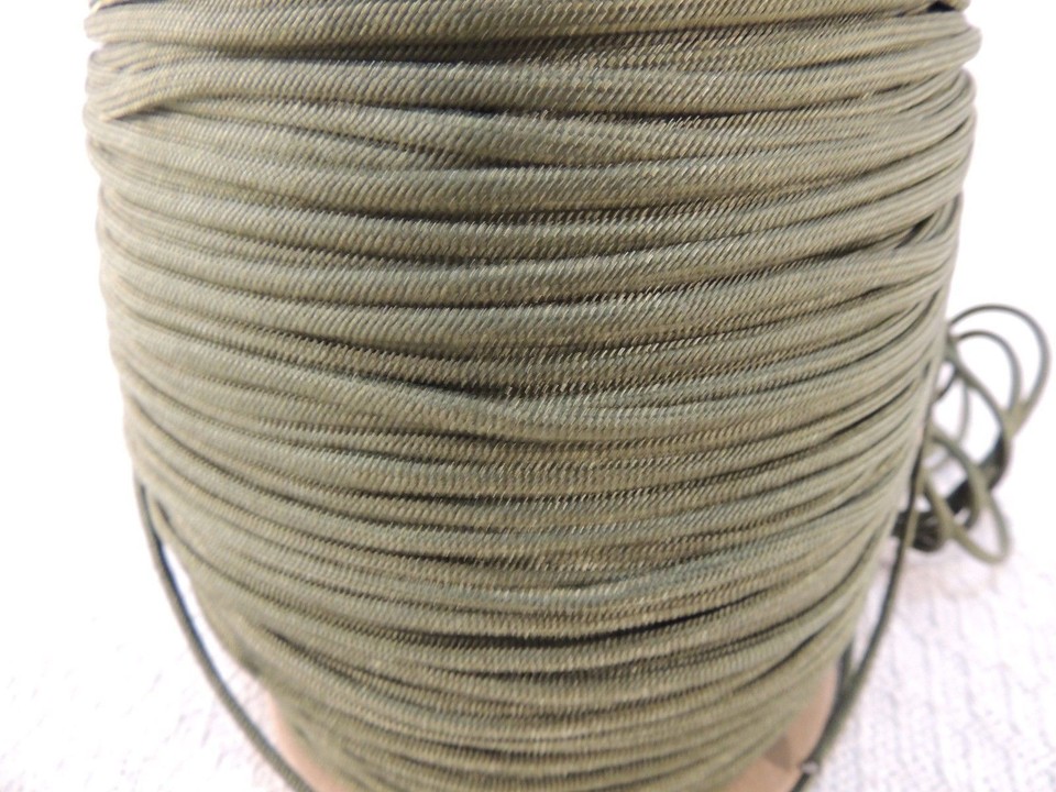 NEW Olive Drab 550 Para-cord Mil Spec Type III 7 strand parachute cord ...
