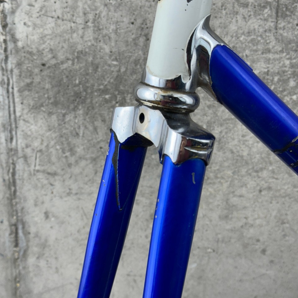 Vintage Atala Frame Set 58 cm Columbus Campagnolo Blue Made in Italy ...