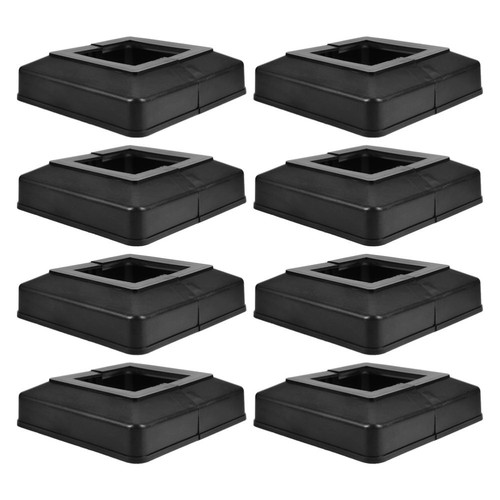 8 Pcs Decorative Cover Outdoor Post Caps Railing Base | eBay