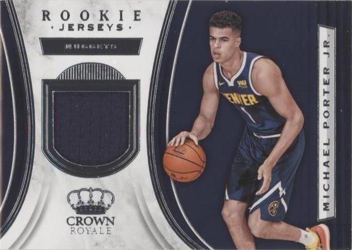 2018-19 Panini Crown Royale - Rookie Jerseys Michael Porter Jr. #RJ-MPJ ...