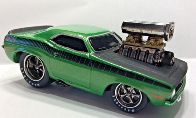 MUSCLE MACHINES 5TH ANNIV 1970 PLYMOUTH CUDA 1/64 -- 70 CUDA - BLOWER ...