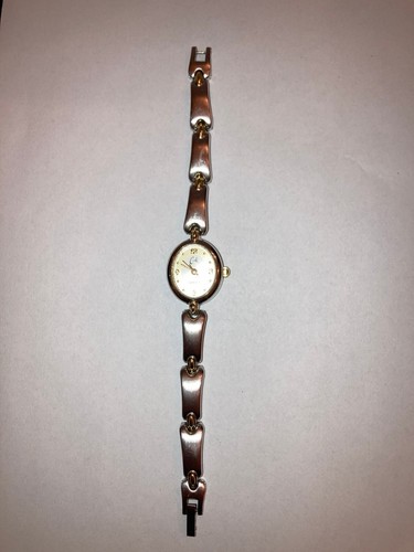 Vintage Cache Quartz Watch Stainless Steel Back Gold & Silver Tone | eBay