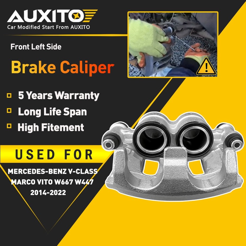 Brake Caliper Fits Mercedes Vito W447, W639 Front Left/Right 2003 On ...