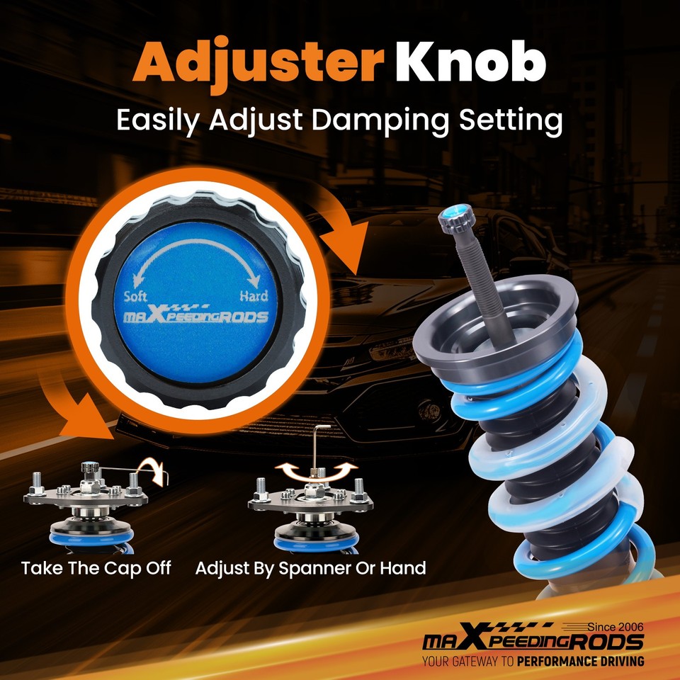 MaXpeedingrods Racing Coilovers 24 Level Shock Kit For Buick Regal FWD ...