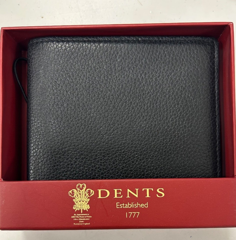 Dents BNIB Black Wallet - CG T27 | eBay UK
