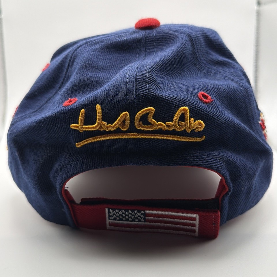 1980 Miracle on Ice USA Hockey Hat Zephyr Blue Adjustable Team USA ...
