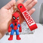 Marvel Characters 3D Rubber Keychain Keyring Bag Charm Car/House Keys ...