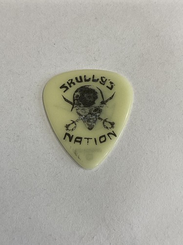 Tommy Henriksen Crossbone Skully Nation Glow Tour Guitar Pick (B9) | eBay