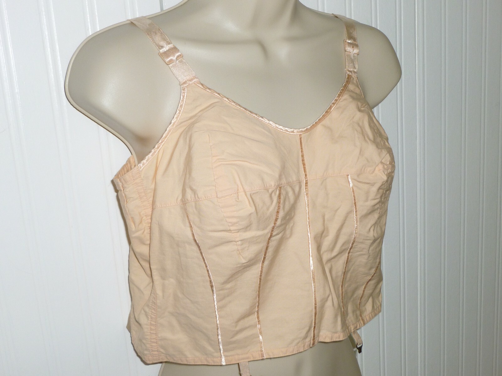 Vintage 1930s 1940s Corset Bra Bralette Brassier French Boudoir ...