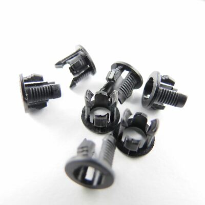 20x Black LED Holders for 5mm Leds, LED Socket Mounting Rings Plastic ...
