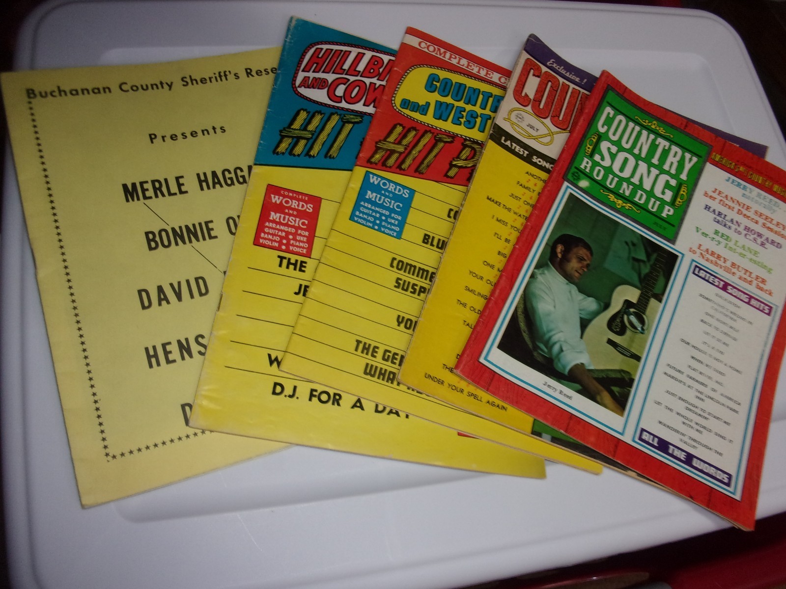 Lot of 5 Vintage Country Music Magazines Jerry Reed Webb Pierce Big ...