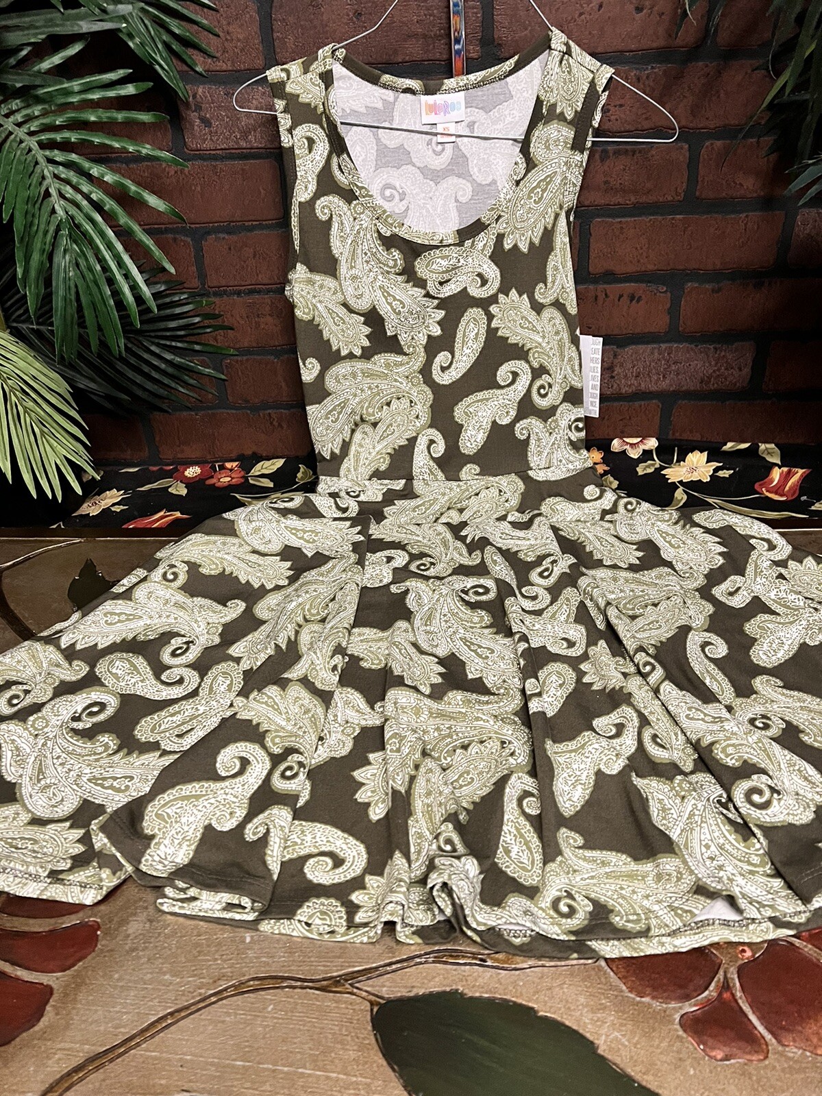 Lularoe Nicki Dress Size XS Paisley Pattern New With Tags | eBay