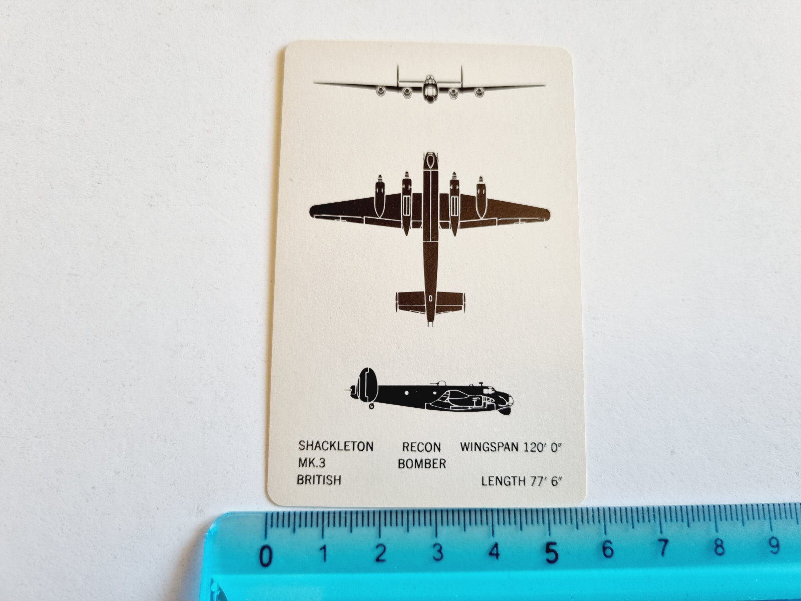 Paper Shackleton Recon Bomber MK3 British Aircraft Guerra Original ...