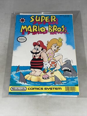 Super Mario Bros Valiant Comic Book No. 4 Nintendo Comics System RARE ...
