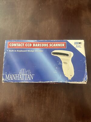 USB Contact CCD Barcode Scanner Manhattan New - Open Box | eBay