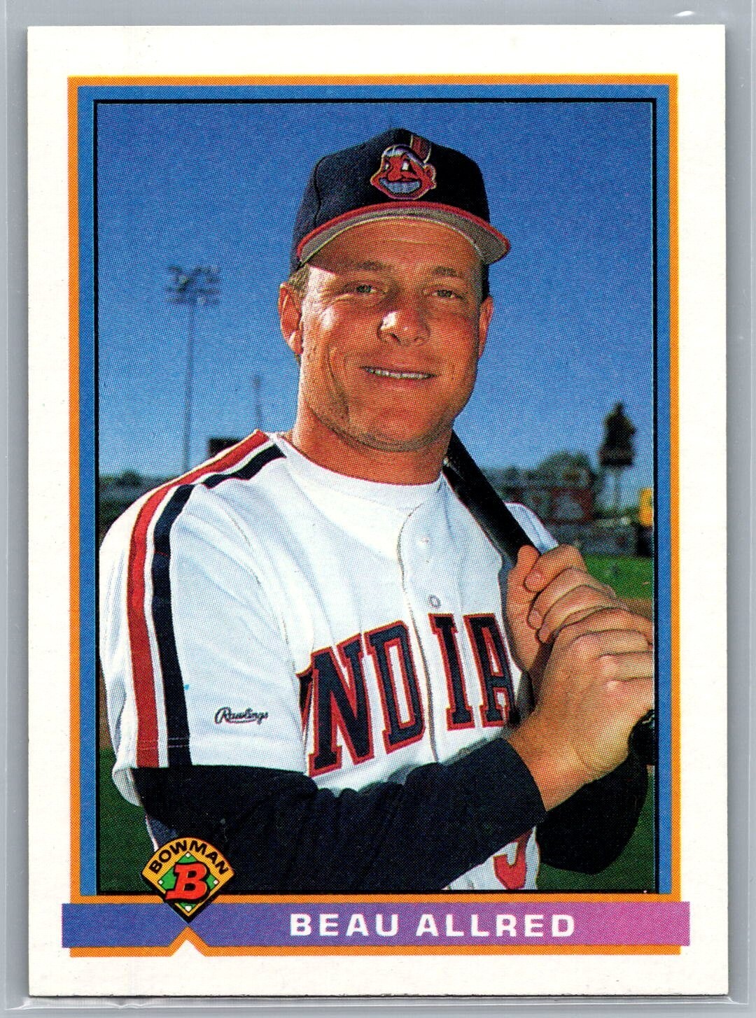 1991 TOPPS BOWMAN CARD # 80 Beau Allred - Cleveland Indians | eBay