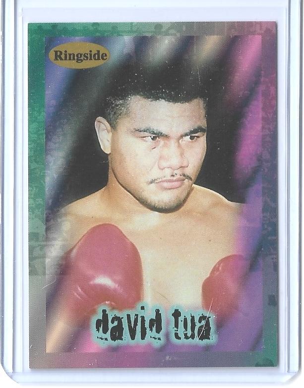 1996 RINGSIDE ROOKIE DAVID TUA BOXING CARD #R1 ~ SAMOA ~ MULTIPLES ...