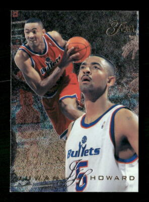 Juwan Howard 1995-96 Flair #145 Washington Bullets | eBay