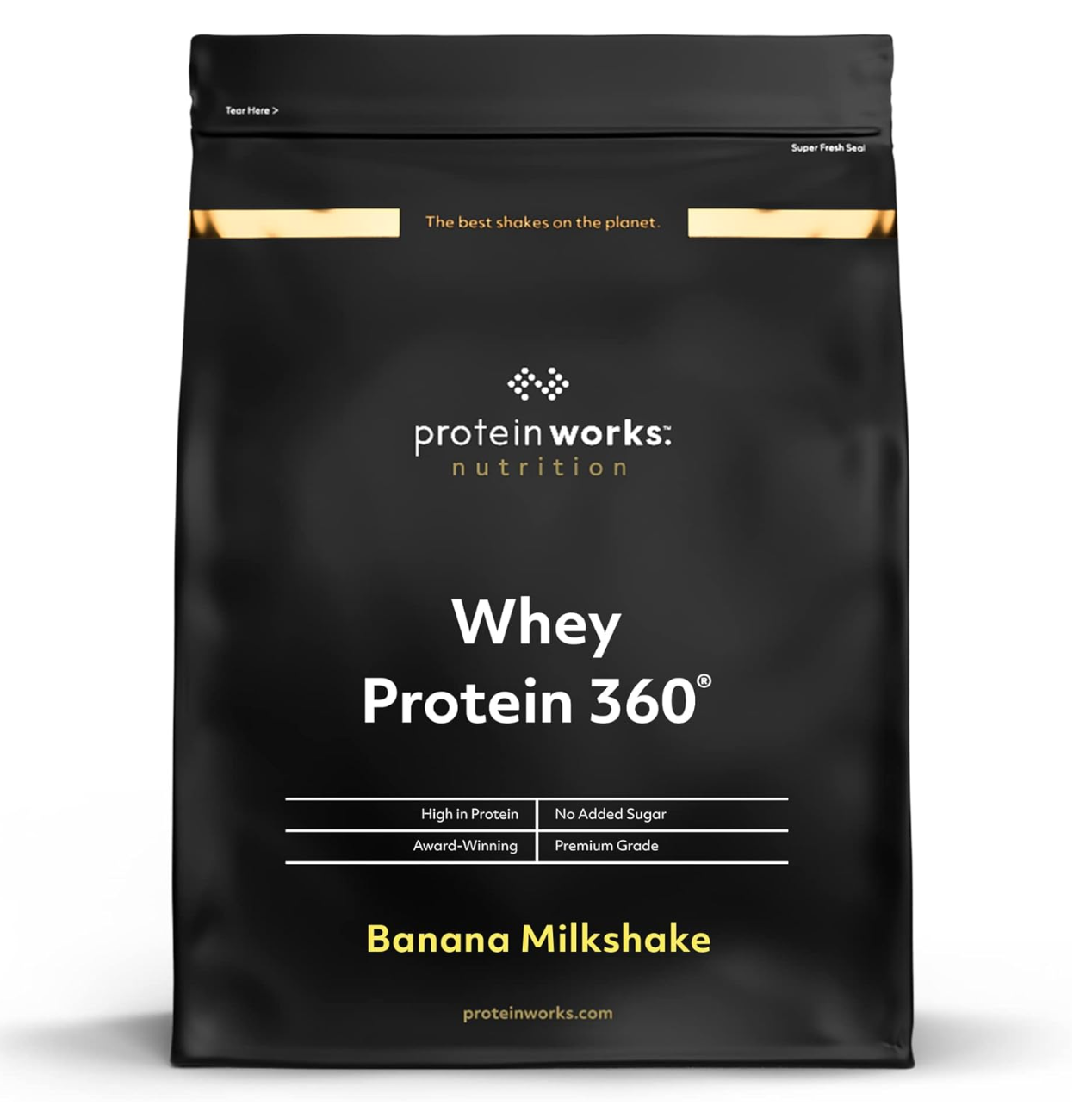 Protein Works Whey Protein 360 Powder Blend Banana Milkshake 40 ...