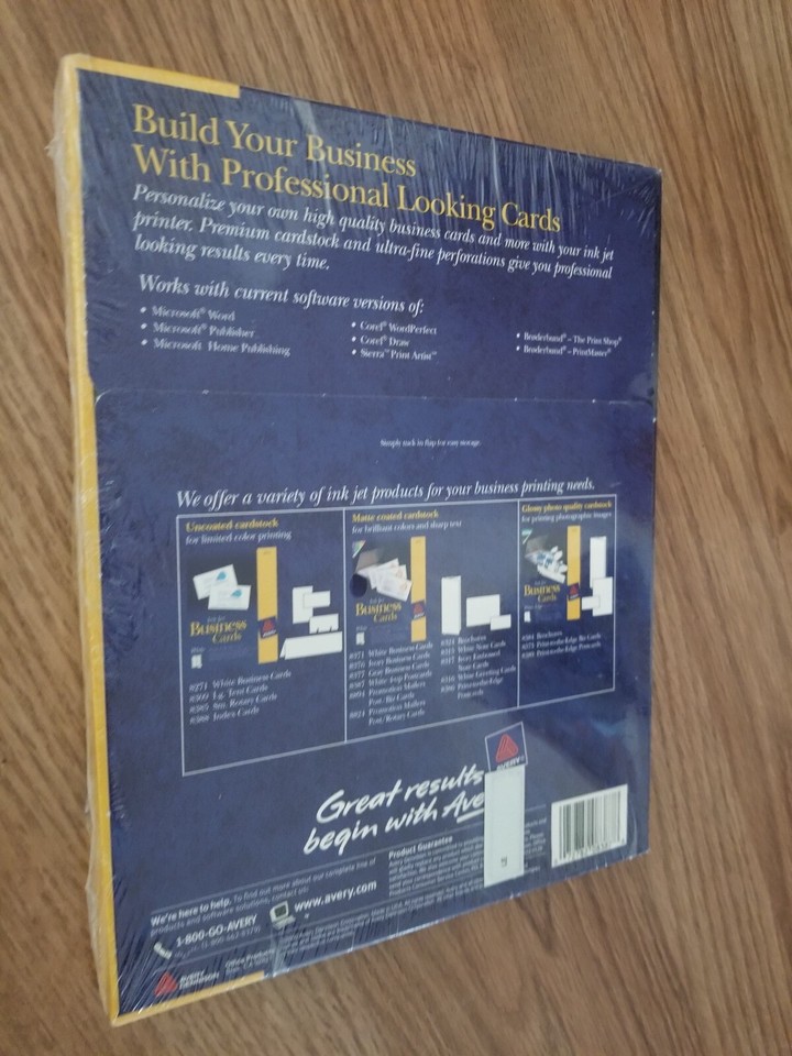 AVERY 8387 Ink Jet Matte White POSTCARDS 200 Cards 4 Cards/Sheet 5.5"x4 ...