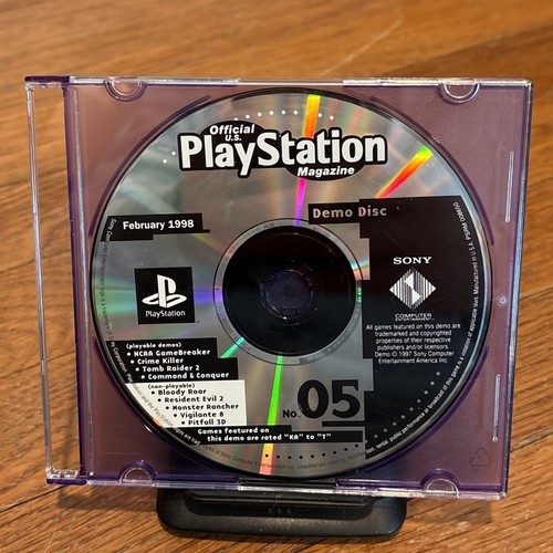 Official U.S. PlayStation Magazine Demo Disc #05 February 1998 CLEAN ...