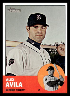 2012 Topps Heritage Alex Avila #224 Detroit Tigers Baseball Card | eBay