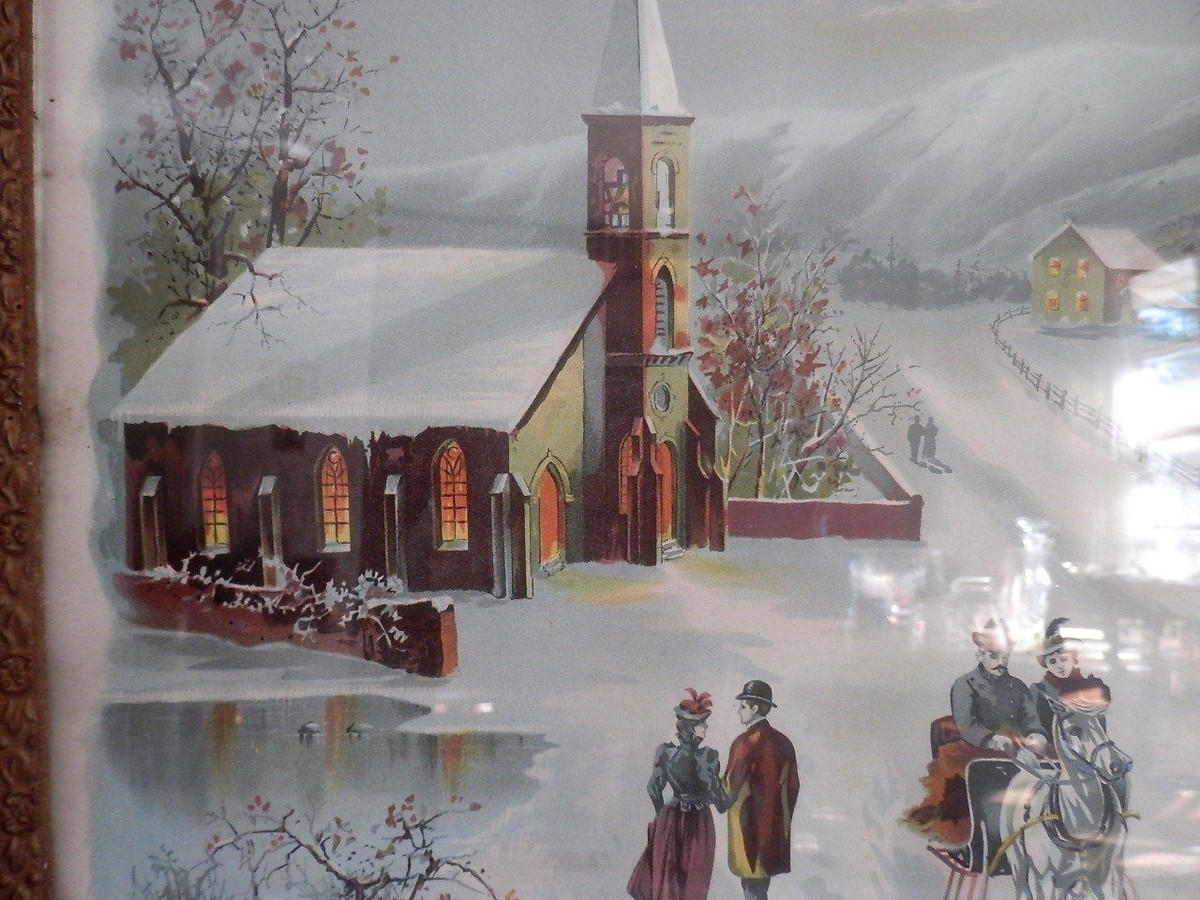 Joseph Hoover Lithographs 1897 J. Hoover & Son Antique