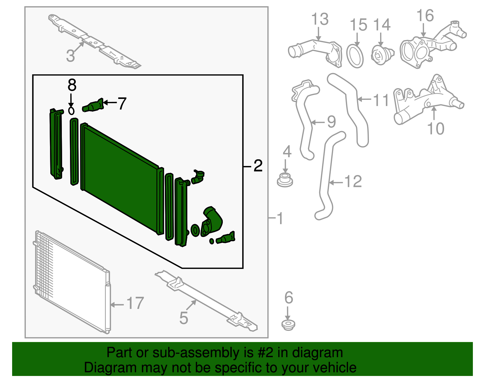 TOYOTA 160410P201 Genuine OEM Radiator for sale online | eBay