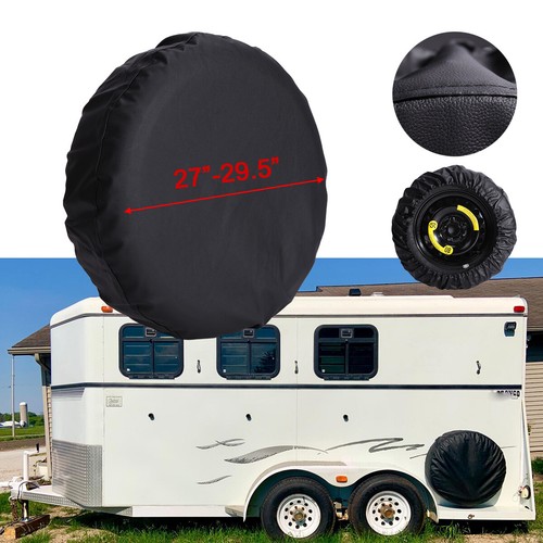 15 " RV Trailer Boat Spare Tire Cover Elastic For 225/75R15 Tyre Dia 27 ...