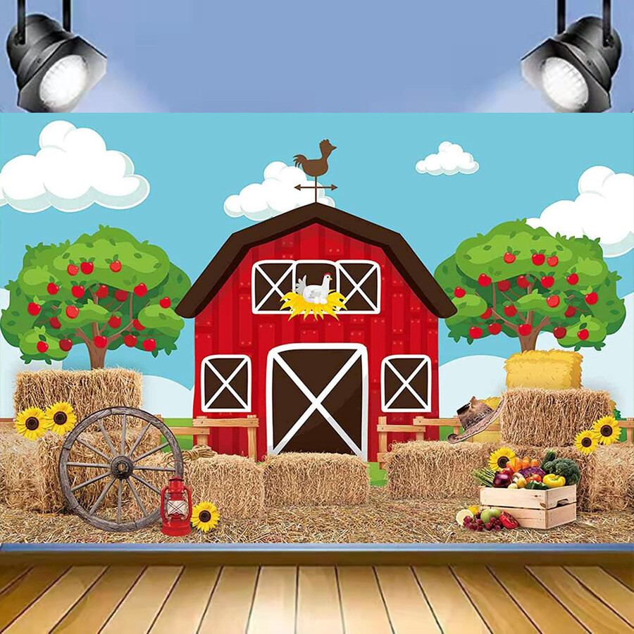 Inside Barn Background