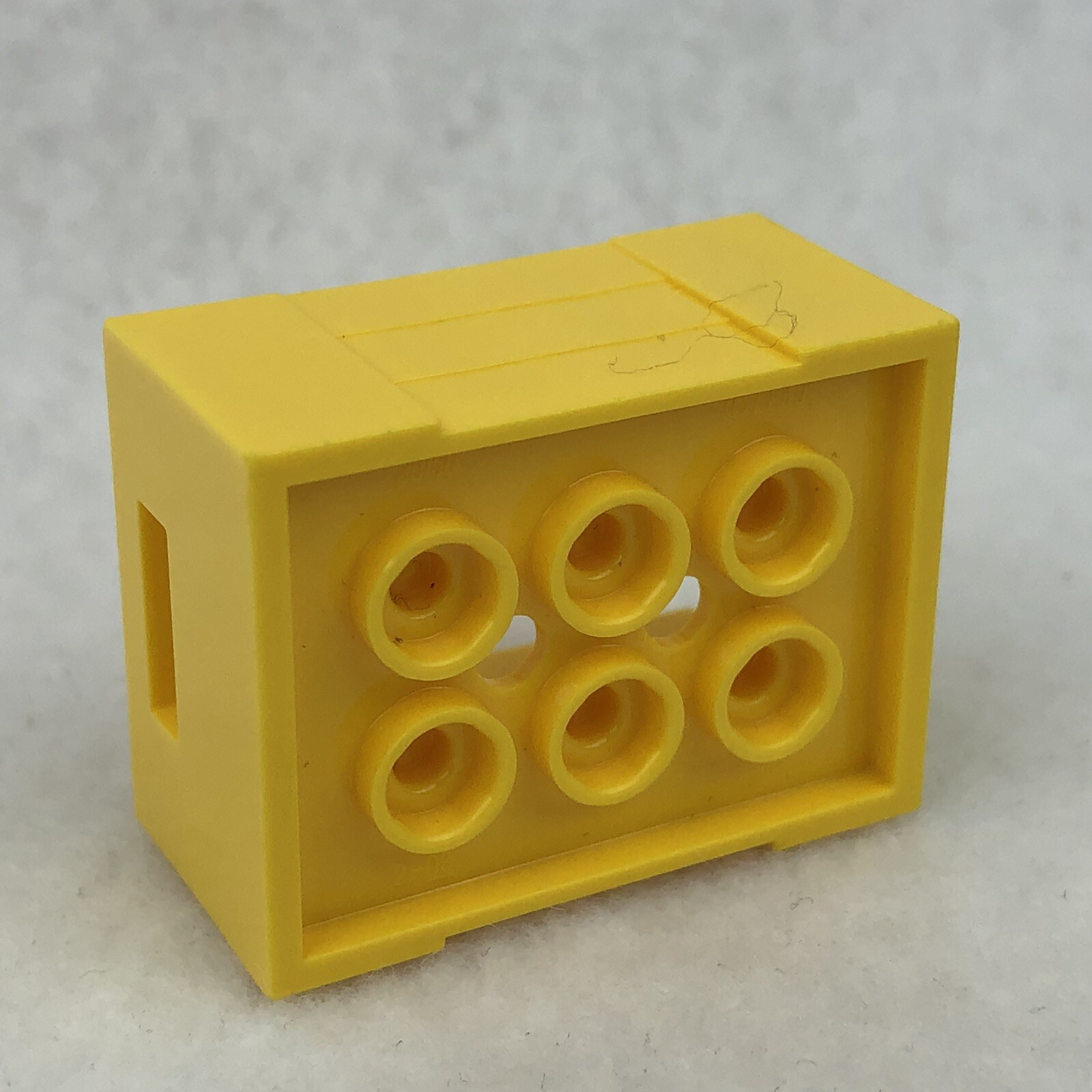 LEGO 30150 Yellow Container, Crate 3 x 4 x 1 2/3 W/ Handholds (x1) | eBay