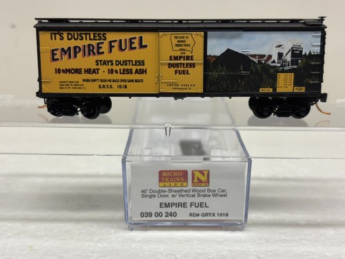 N Scale Micro Trains MTL 039 00 240 Empire Fuel GRYX 1018 Box Car | eBay